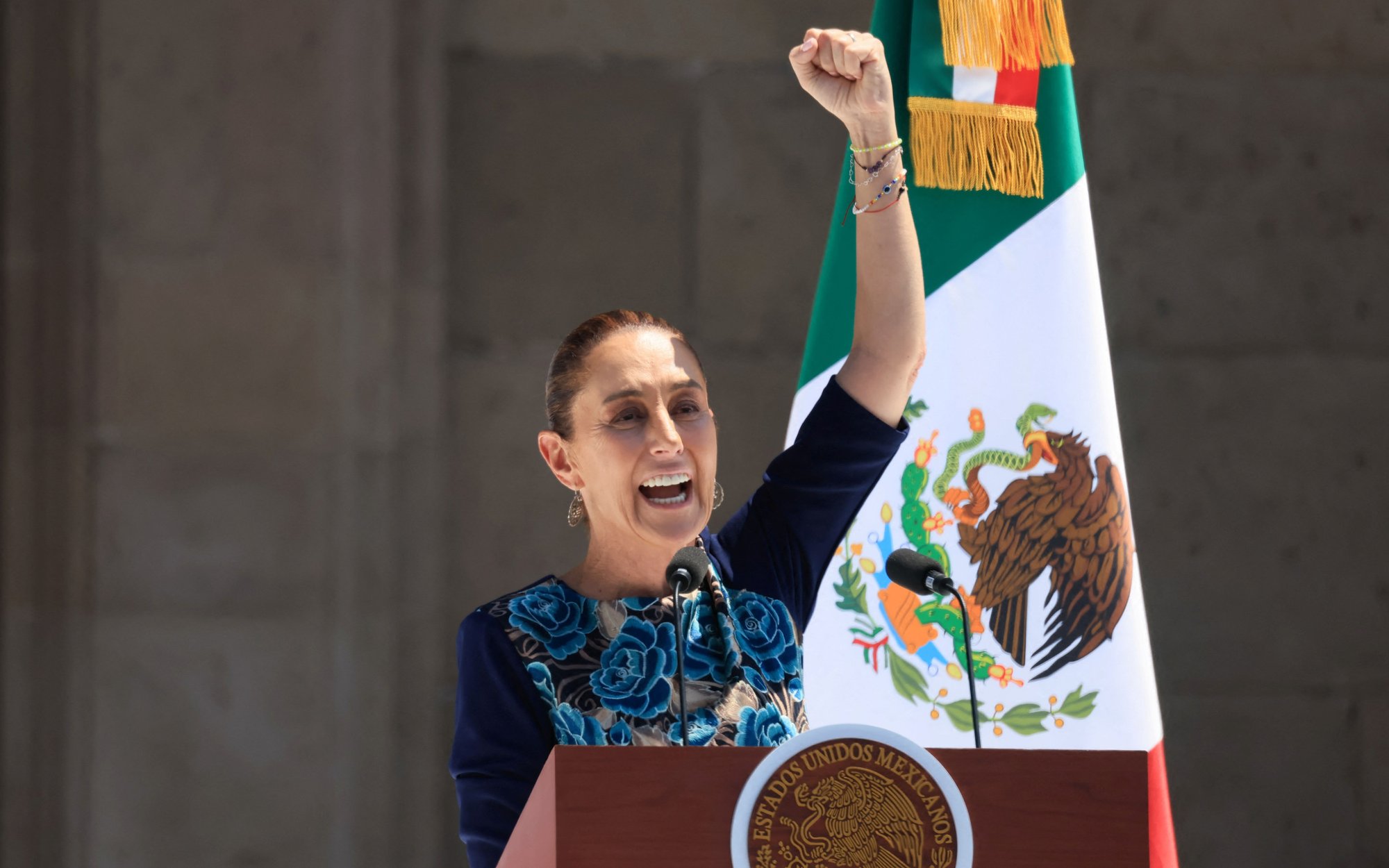 Prezydent Meksyku na wiecu mówi o relacjach z USA. „Nie oddamy ...