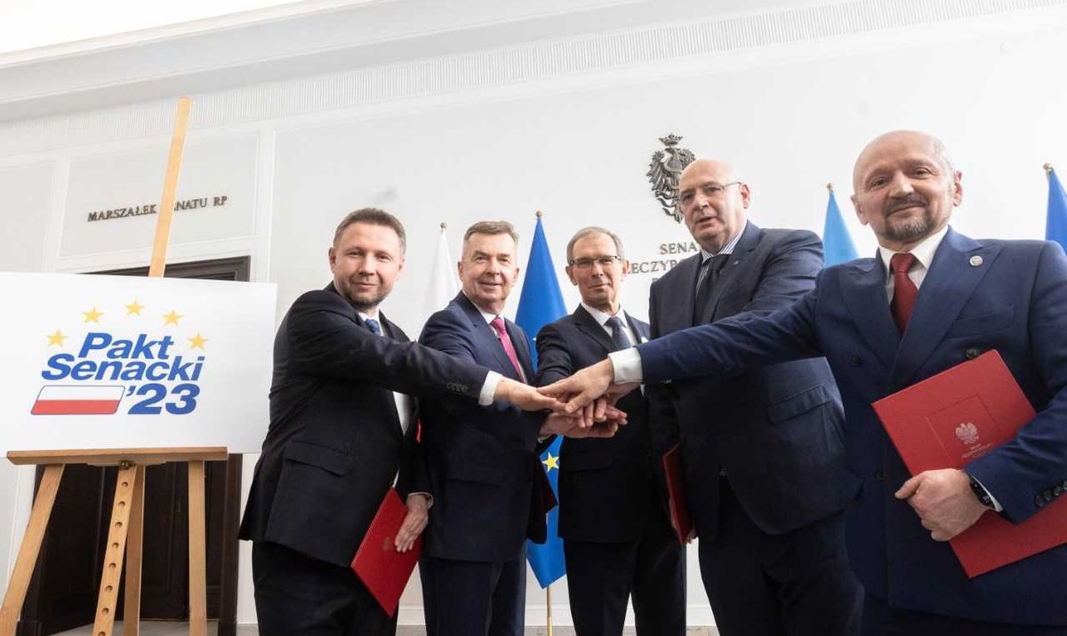 Opozycja odtwarza "Pakt Senacki". "Senat znów będzie ostoją demokracji ...