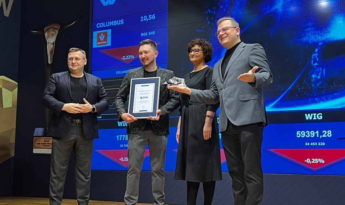 Columbus Energy zaświecił na głównym parkiecie GPW - rp.pl