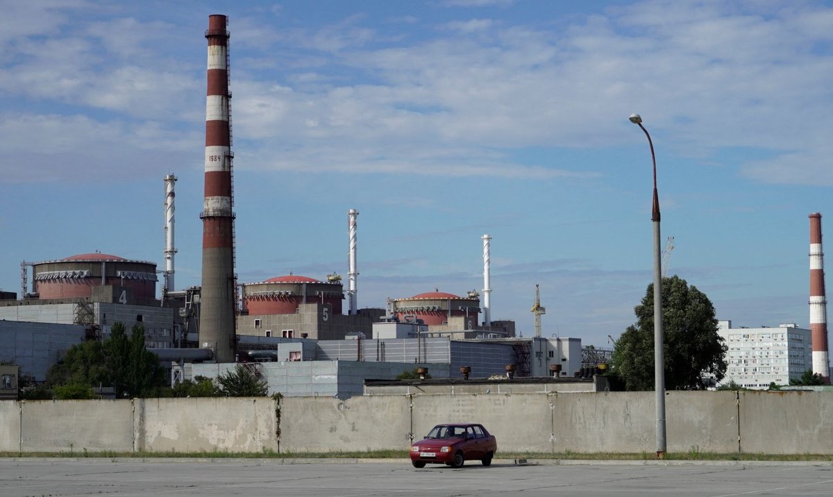 Wojna Rosji z Ukrainą: Reaktory Zaporoskiej Elektrowni Jądrowej wyłączone. Enerhodar bez ...