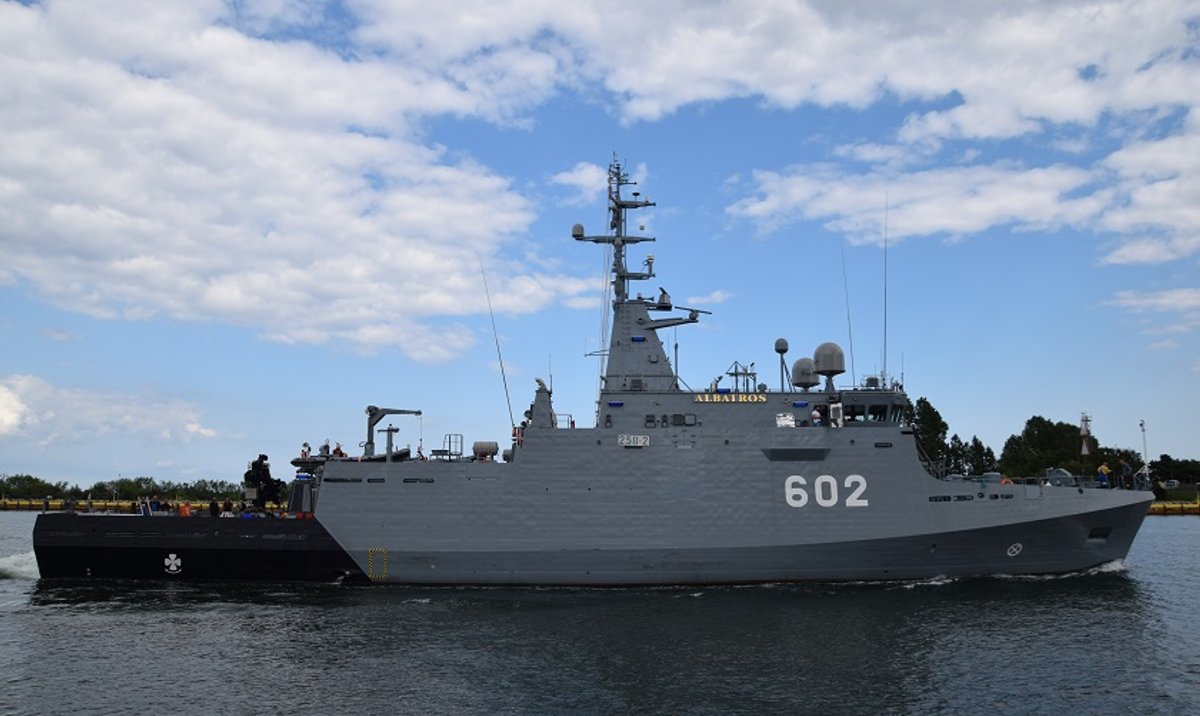 ORP Albatros na próbach zdawczo odbiorczych - rp.pl