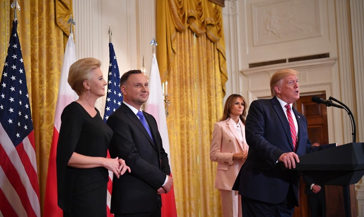 Echa spotkania Dudy z Trumpem w Białym Domu - rp.pl