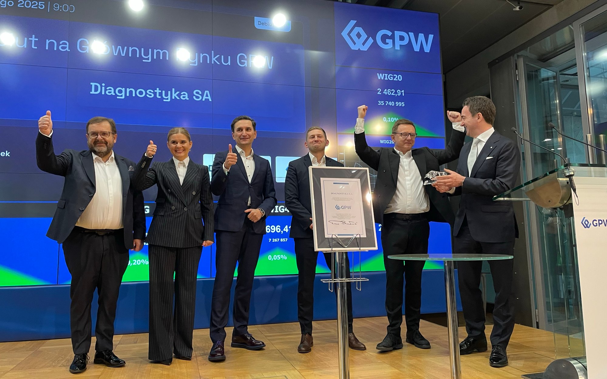 Świetny debiut Diagnostyki na GPW. Akcje mocno w górę - rp.pl