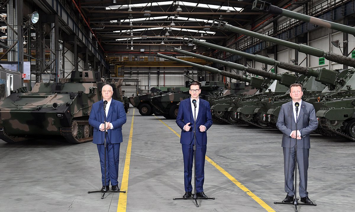 Morawiecki: Kraby dla Ukrainy to „największy, zbrojeniowy kontrakt eksportowy ostatniego ...