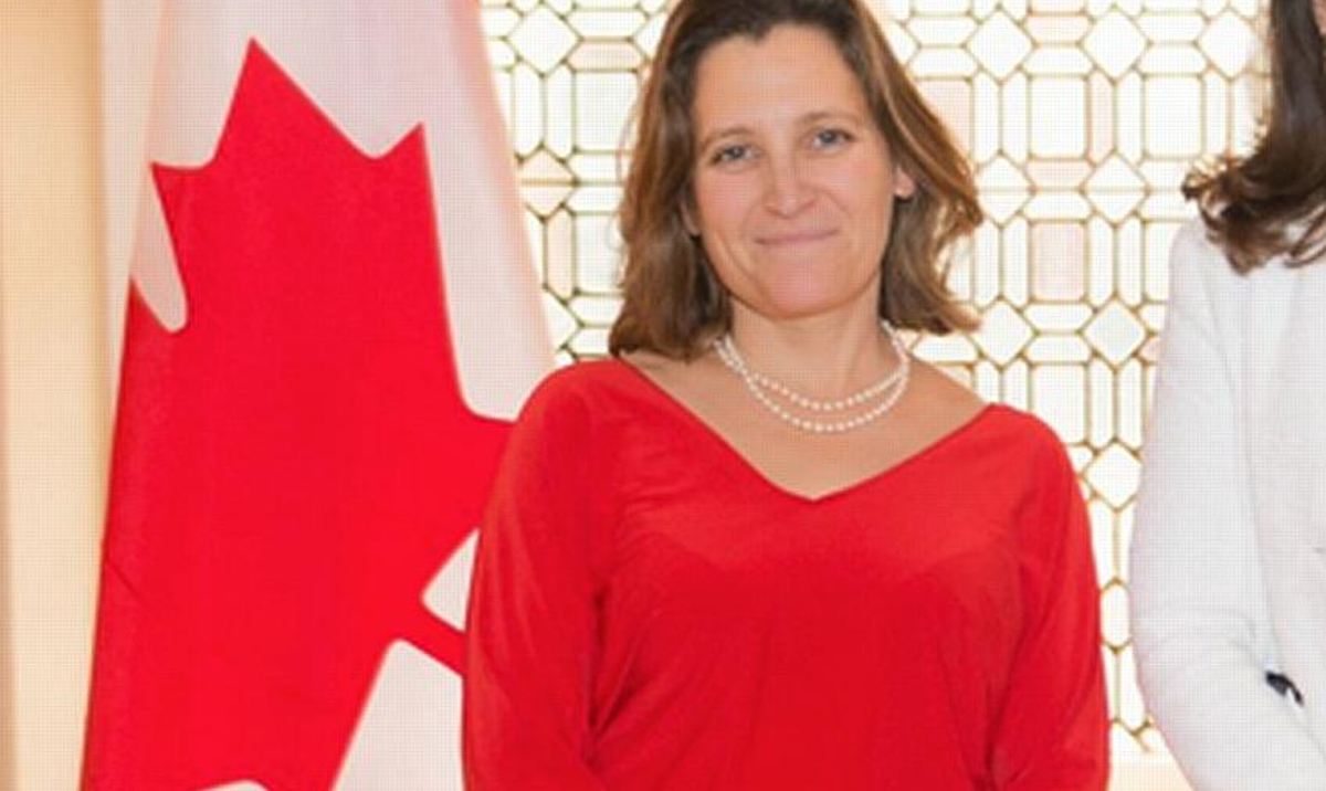 Chrystia Freeland: Rosja może próbować zdestabilizować politycznie ... Chrystia Freeland: Rosja może próbować zdestabilizować politycznie ...