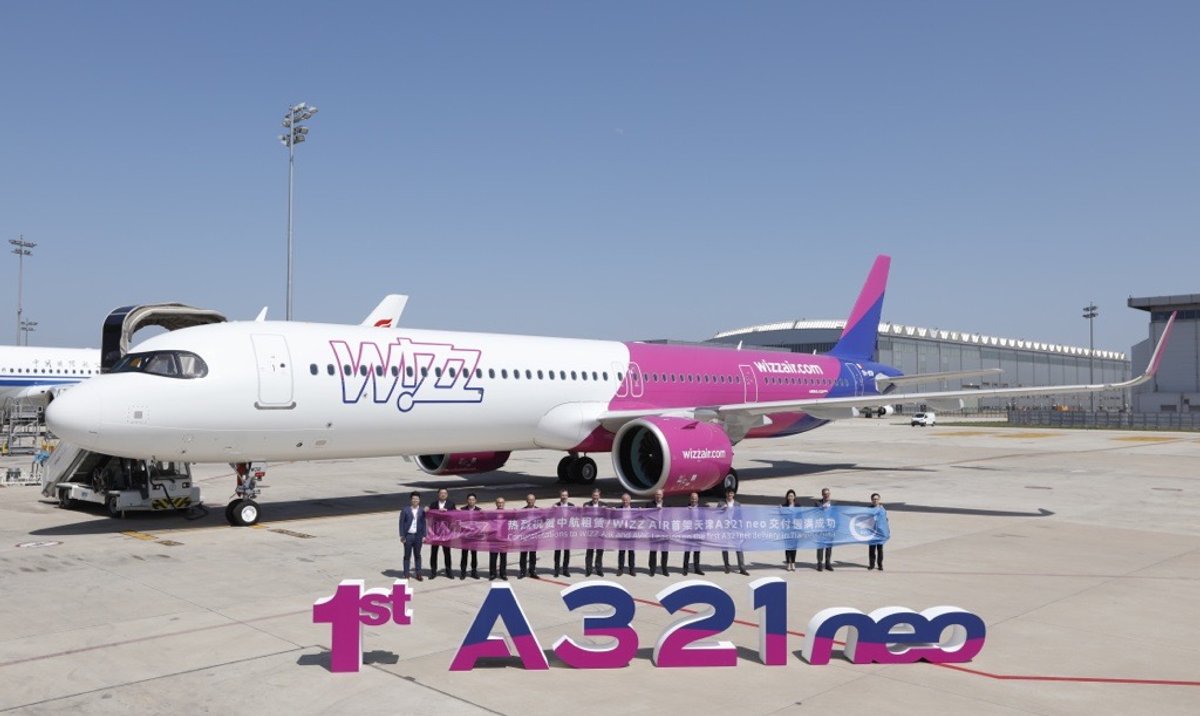 „Chiński” airbus A321neo trafi do pierwszego europejskiego przewoźnika ...