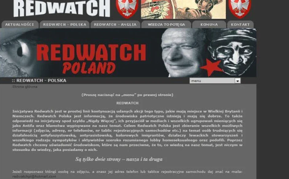 Budząca wiele kontrowersji strona Redwatch zniknęła z internetu - rp.pl