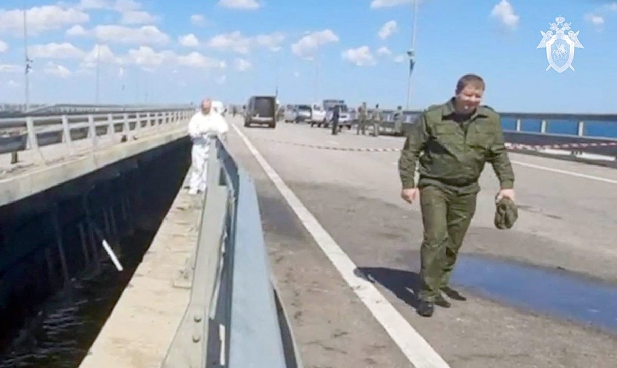 Most Krymski trafiony po raz drugi - rp.pl