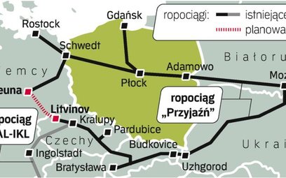 Polączenie północnej i południowej nitki ropociągu „Przyjaźń” - rp.pl
