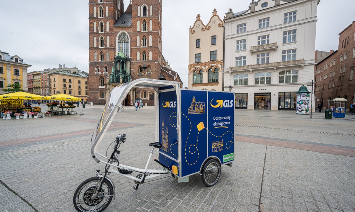 Kurier GLS w Polsce pojedzie na rowerze - rp.pl