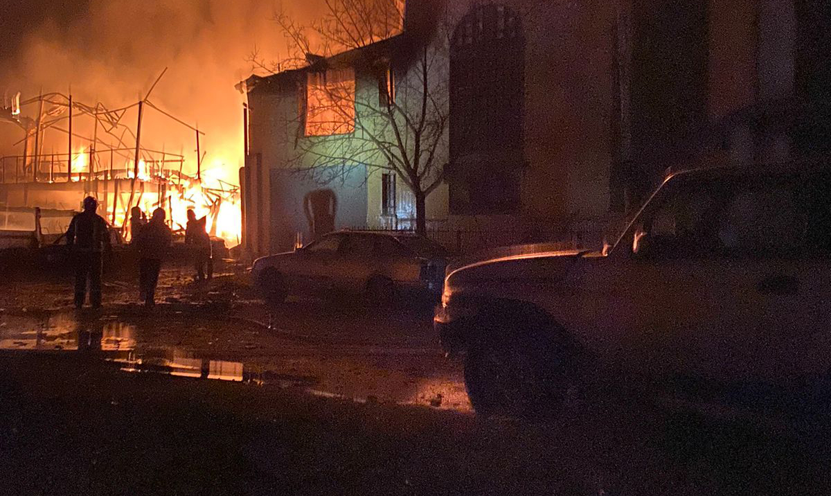 Zmasowany atak rosyjskich dronów na Ukrainę. Cele m.in. blisko granicy ... Zmasowany atak rosyjskich dronów na Ukrainę. Cele m.in. blisko granicy ...