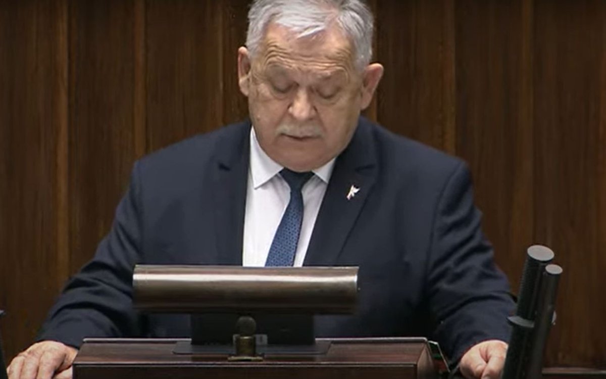 Poseł PiS z sejmowej mównicy podziękował Bogu za mandat poselski - rp.pl