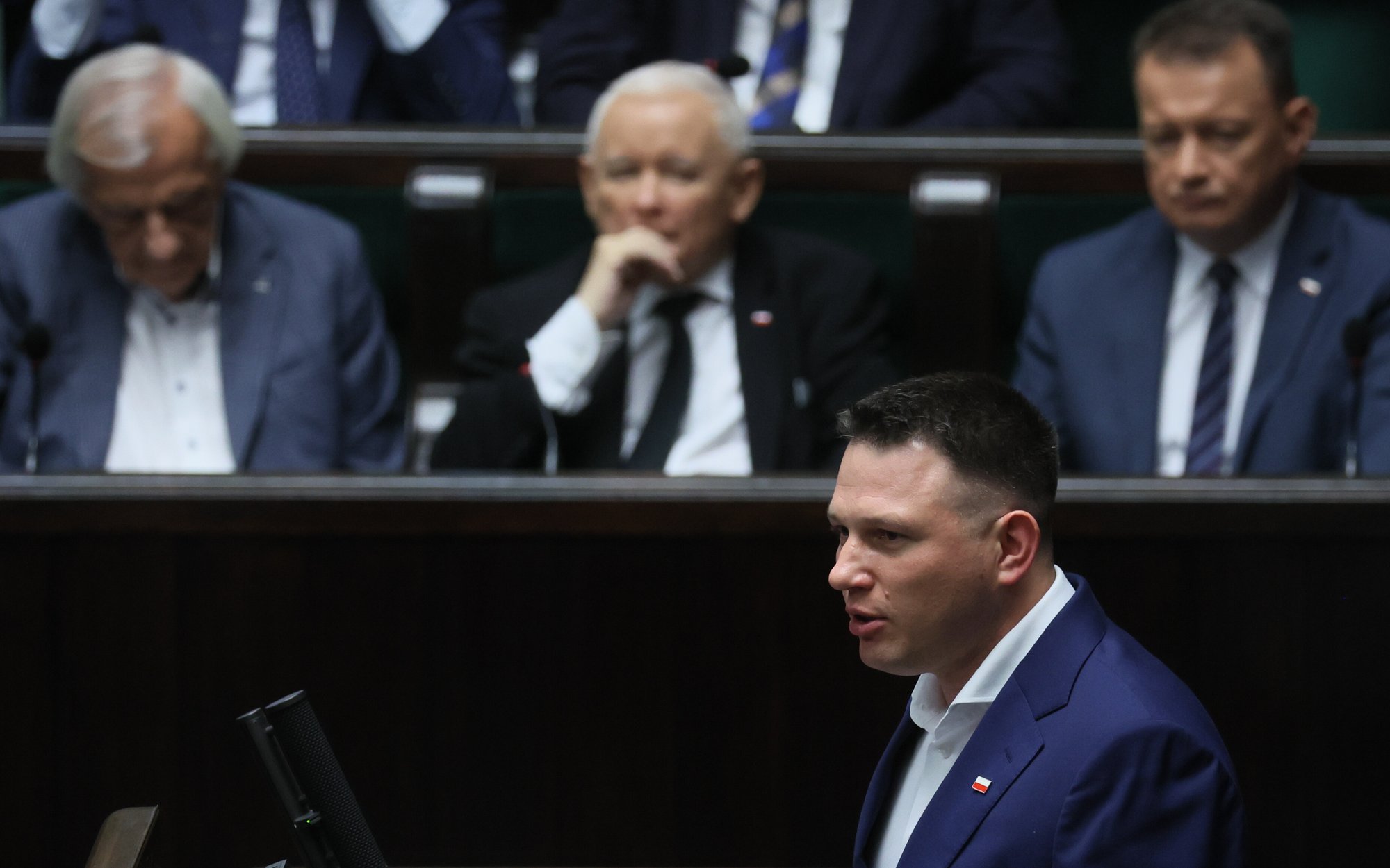 Sławomir Mentzen gra na Karola Nawrockiego, by osłabić Jarosława ...