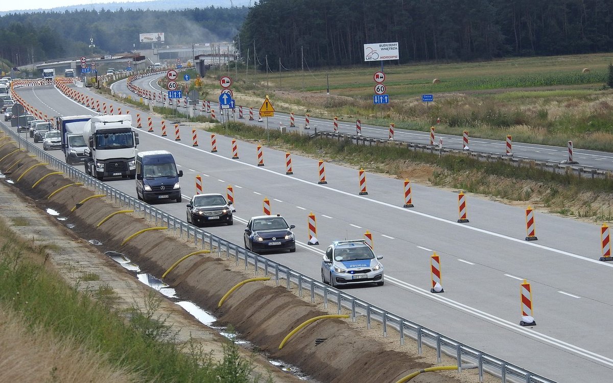Autostrada A1 z odcinkowym pomiarem prędkości - rp.pl