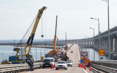 Rosjanie chcą naprawić Most Krymski do lipca przyszłego roku - rp.pl
