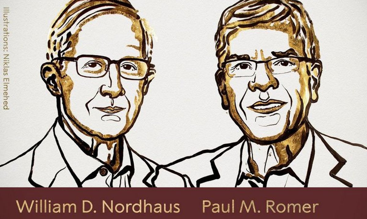 Ekonomiczny Nobel 2018. William D. Nordhaus i Paul M. Romer laureatami ...