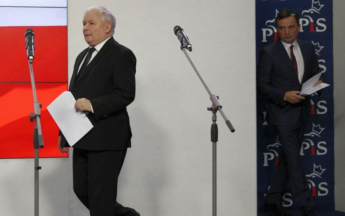 Sondaż: PiS prawie 40 proc., Solidarna Polska i Porozumienie - 3 proc. - rp.pl