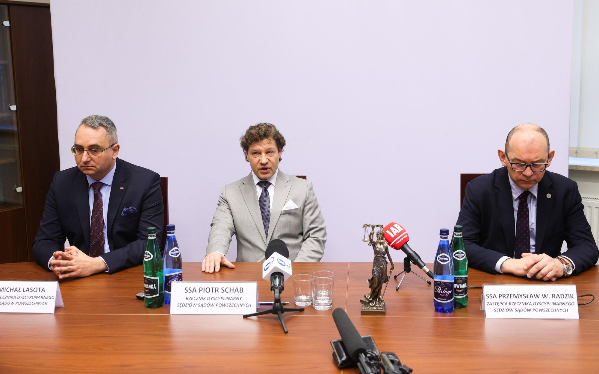 Rzecznicy dyscyplinarni Schab, Radzik i Lasota z drugą dyscyplinarką od ...