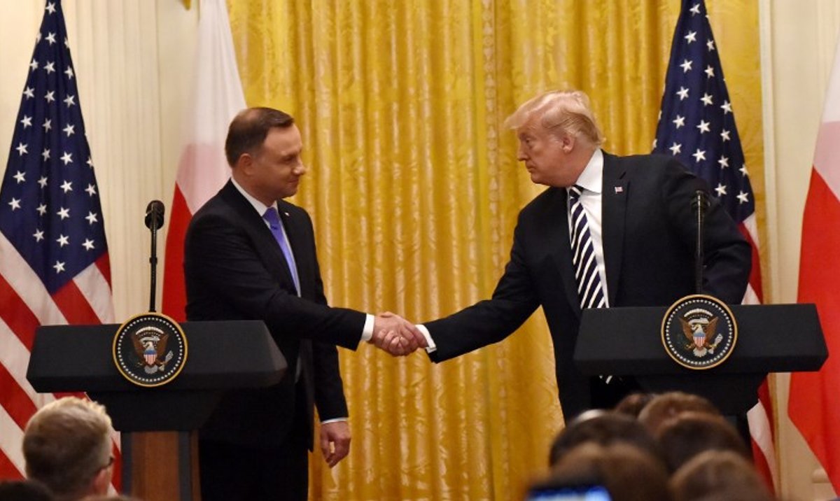 Donald Trump i Andrzej Duda podpisali wspólną deklarację o partnerstwie ...