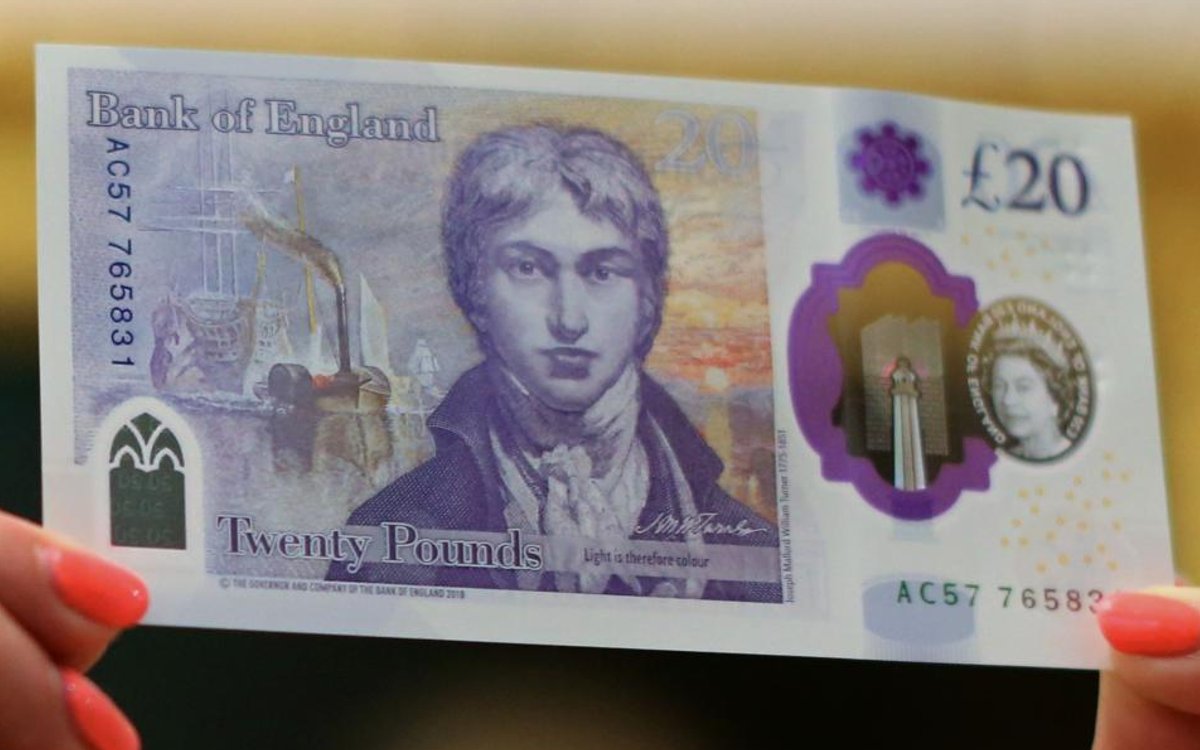 Nowy banknot 20 funtów. Bank Anglii chwali się, że „najlepiej ...