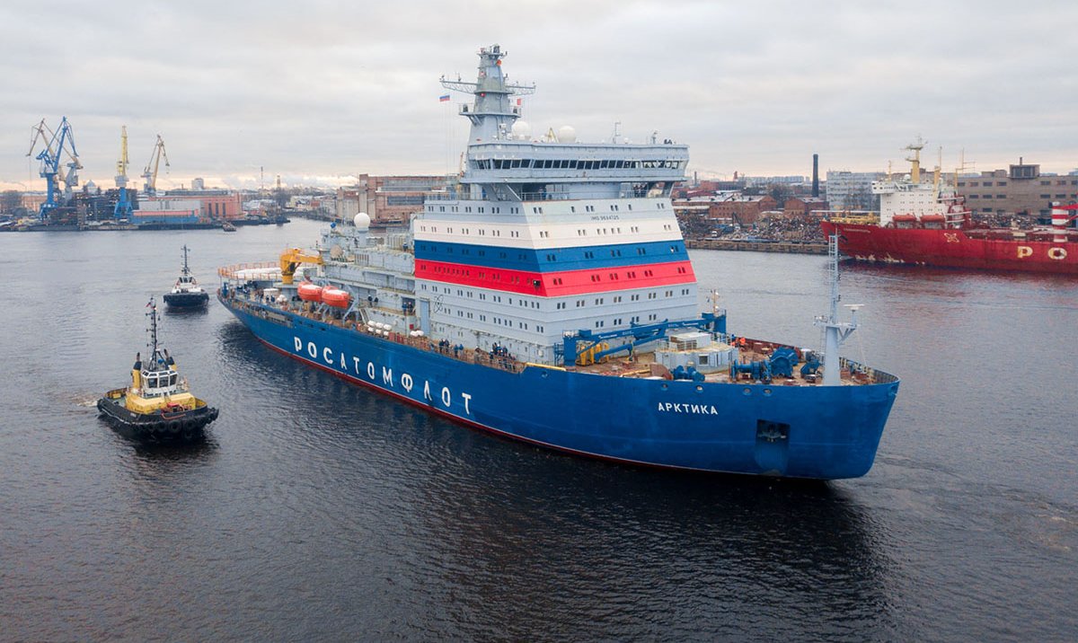 Najpotężniejszy lodołamacz atomowy rozpoczął pracę - rp.pl