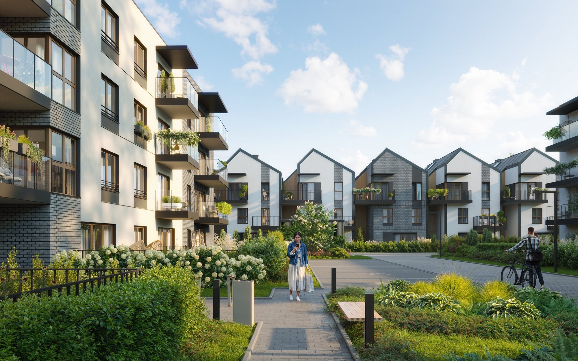 Skwer Harmonia - krakowskie osiedle spółki Atal. Co jest w ofercie? - rp.pl